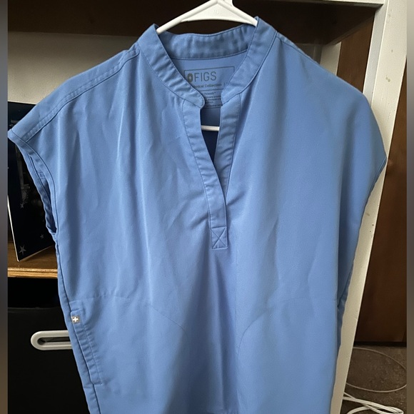 Figs | Other | Figs Scrubs Bottoms Size Small Tall Top Xs Ceil Blue ...